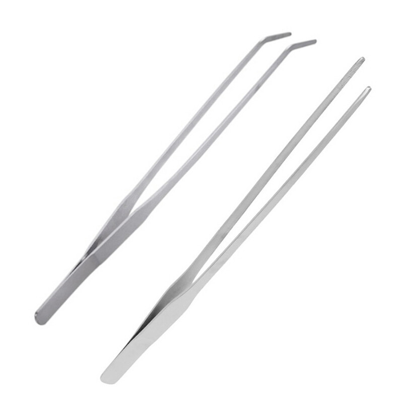 Aquarium Fish Tank Live Plant Aquascaping Long Handle Tweezers Trimming ...