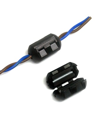 2pc Clip On EMI Ferrite Core LF-50 φ16x29mm h=5mm * AC Power Line ...