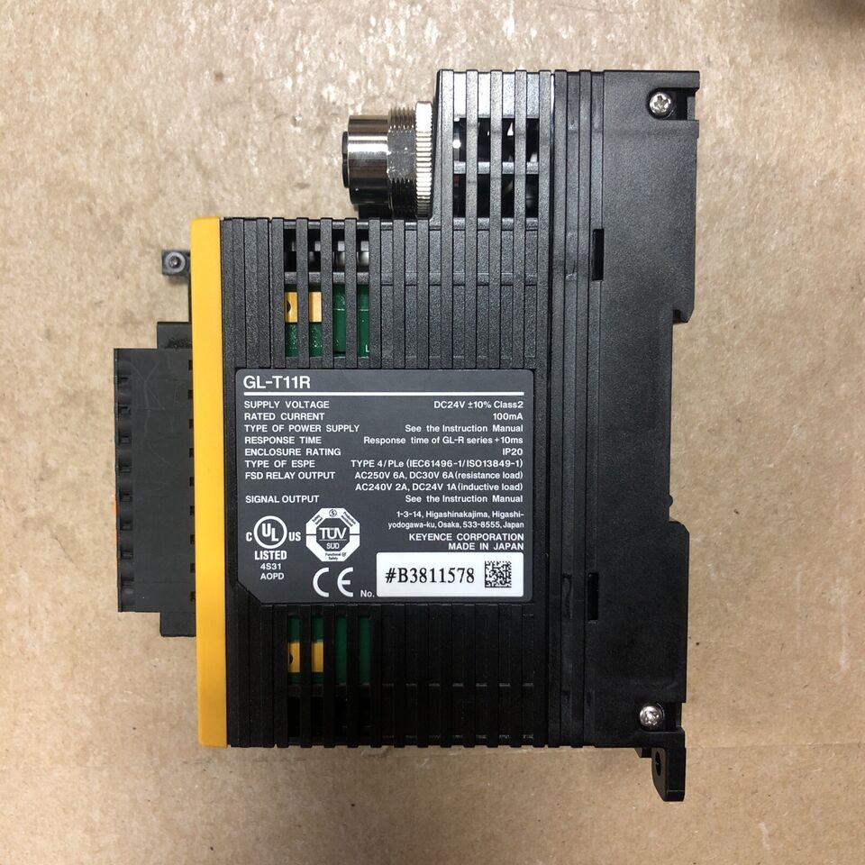 Keyence GL-T11R Safety Relay Terminal 24VDC | eBay