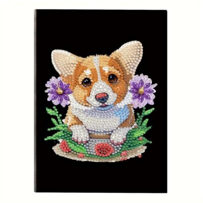 5D Diamond Painting Kits Corgi Notebook/Journal - Rhinestone Special ...