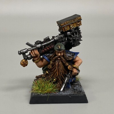 DWARF MASTER ENGINEER PAINTED WARHAMMER AGE OF SIGMAR DWARVES THE OLD ...