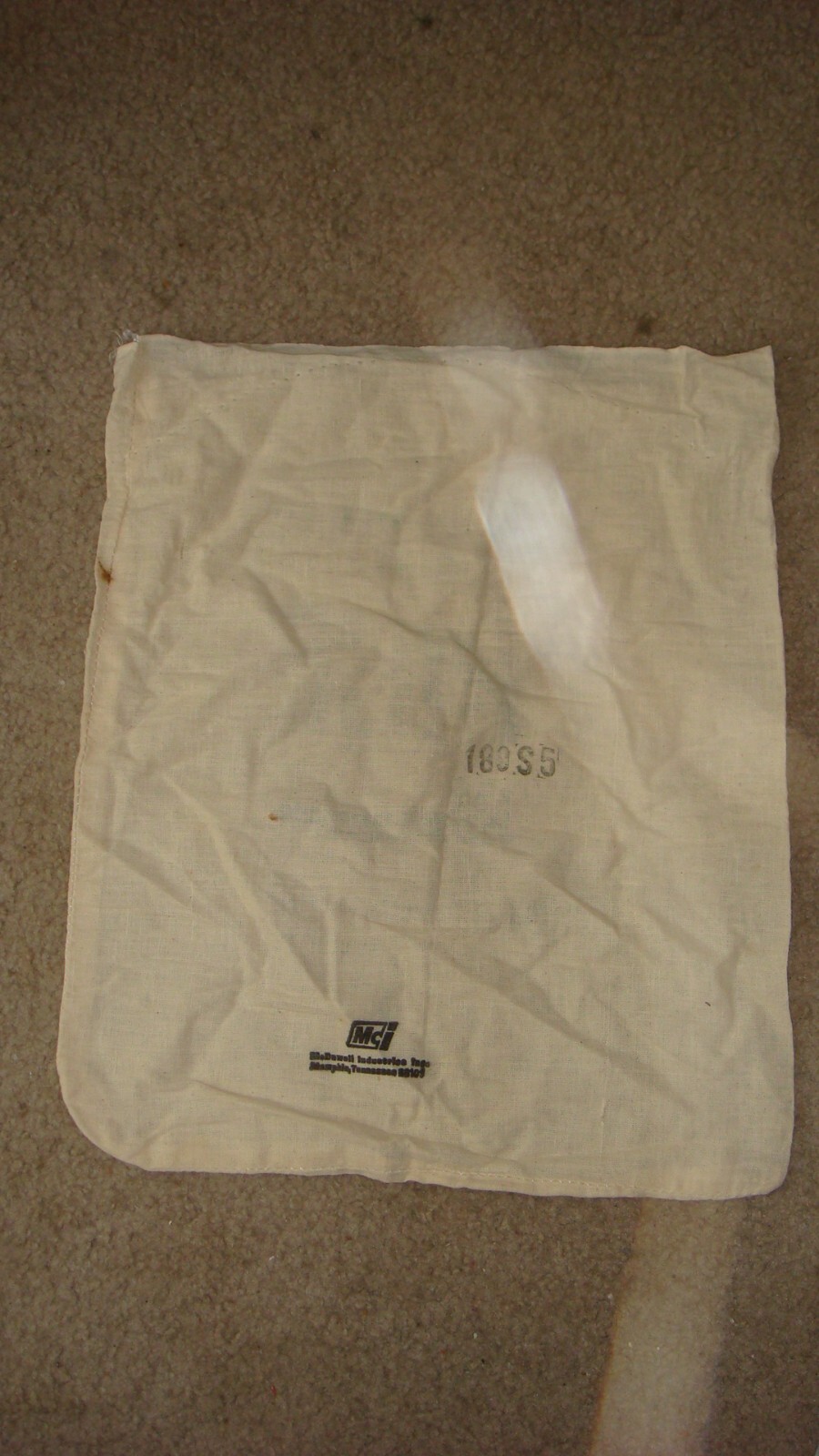 MD-40 Vintage 25 Lb Rice Bag Wrinkled Stains Riceland Foods FREE SHIP ...