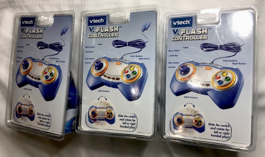 3-Pack VTech VFlash 80-091400 home edutainment gaming system ...