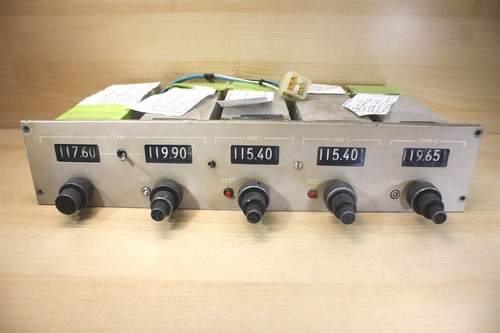 Gables NAV COMM Selector Panel from King Air (5 Control Heads) | eBay