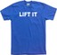 LIFT IT Gym T-shirt - Powerlifting Bodybuilding Fitness Strongman ...
