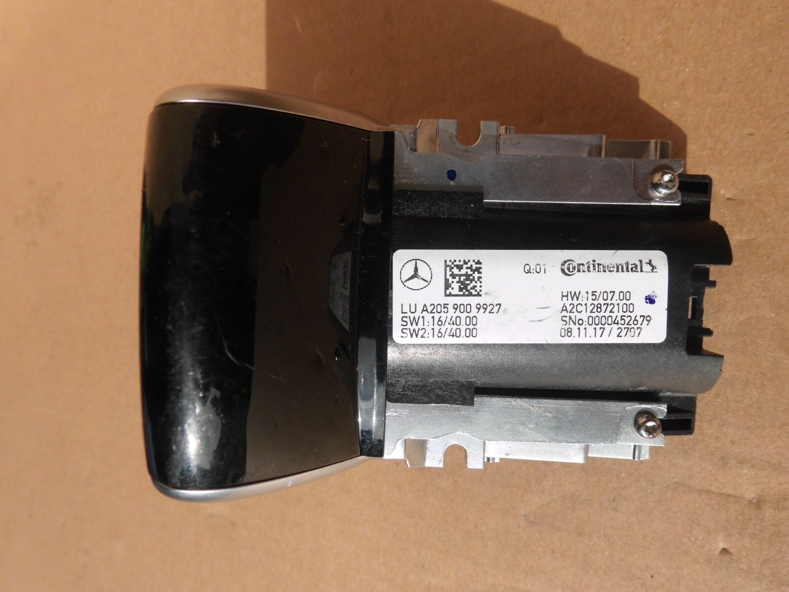 Mercedes C-Class W205 switch touchpad radio navigation A2059009927 ...