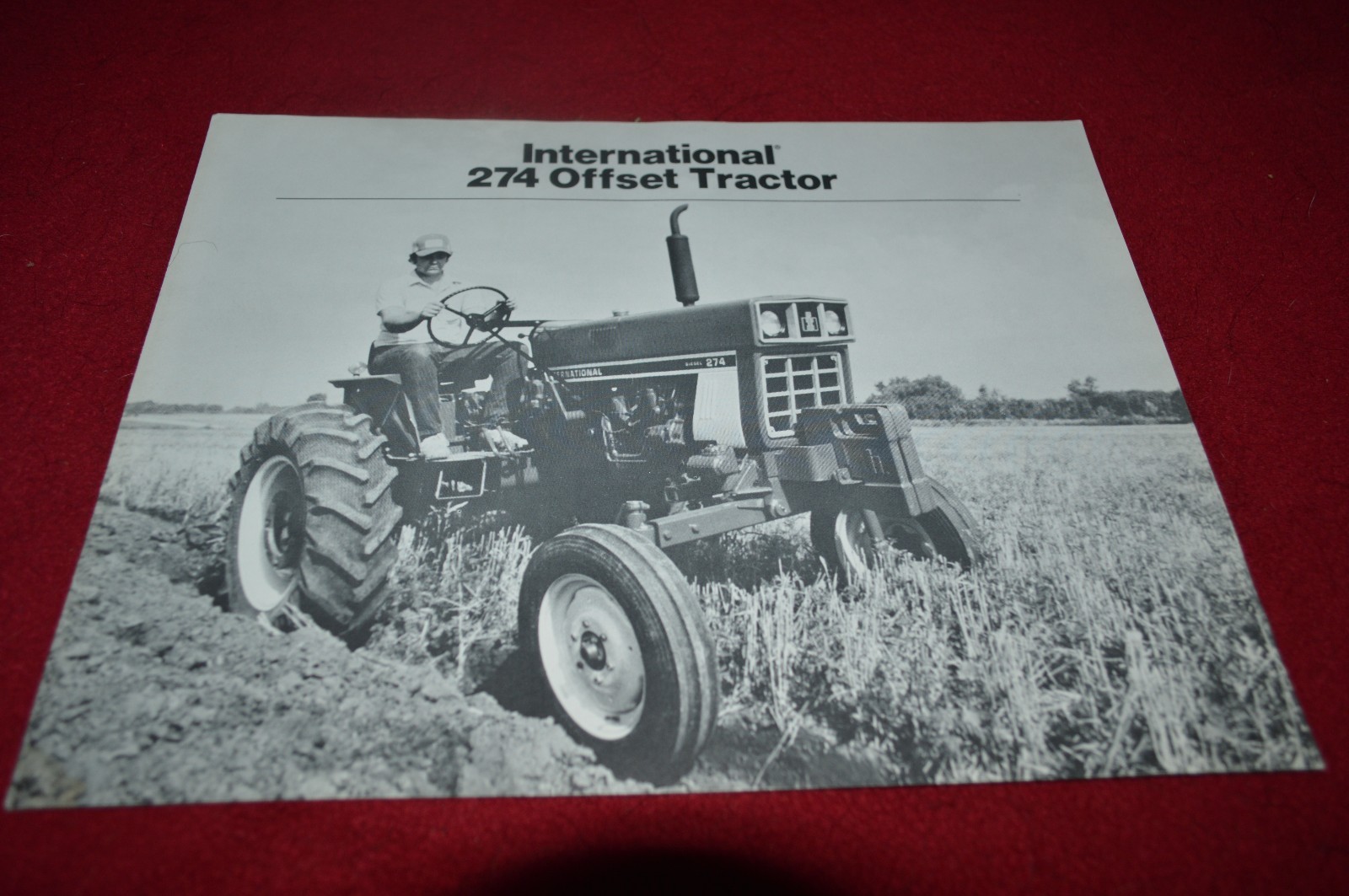 International Harvester 274 Offset Tractor Dealer's Brochure BWPA | eBay