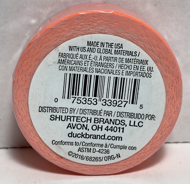 Shurtech Mini Duck Tape 0.75in by 15ft Orange for sale online | eBay