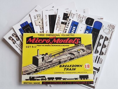 Micromodels Set BD Breakdown Train Crane Rolling Stock Micro New Models ...