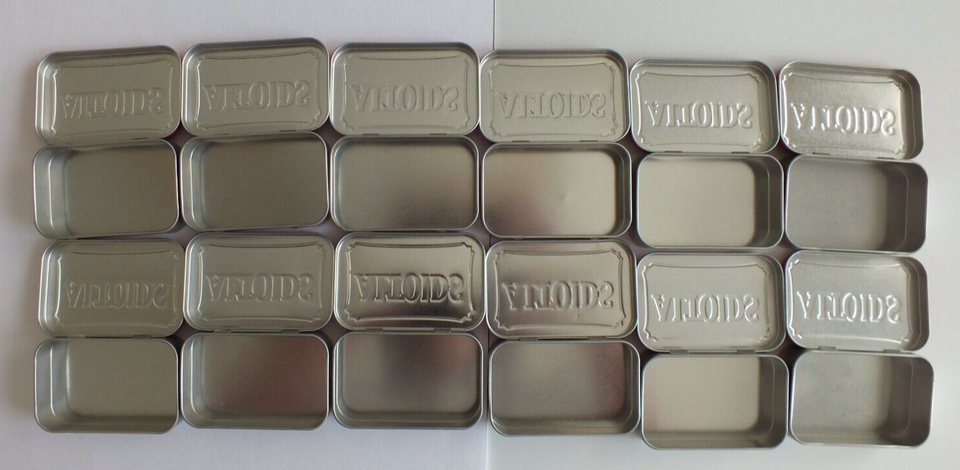 Lot of 12 Empty Peppermint Altoids Tins 1.76 oz. many uses, Clean | eBay