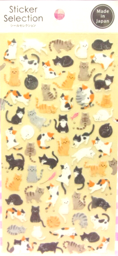GAIA Cat PET Sticker Sheet / Made in Japan | eBay