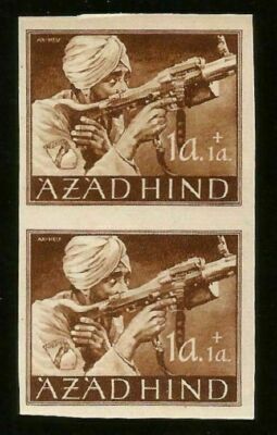 1943 AZAD HIND FREE INDIA FIGHTER PRO NAZI GOVERNMENT IN SINGAPORE ...