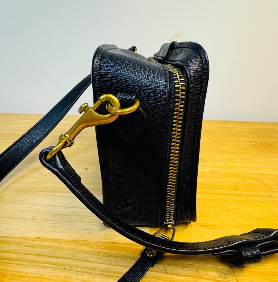 Anne Klein Sally Camera Bag Crossbody Deep Navy/Black | eBay