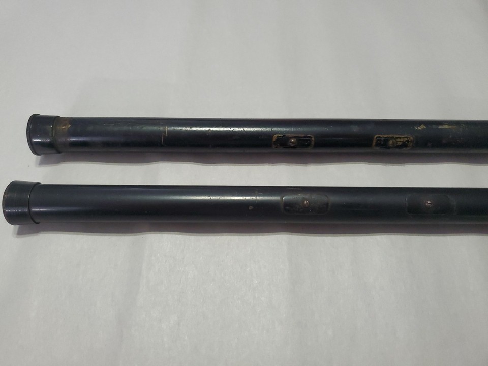 Two vintage rifle (Brass Tube) scopes (Unknown Brands) for parts or ...