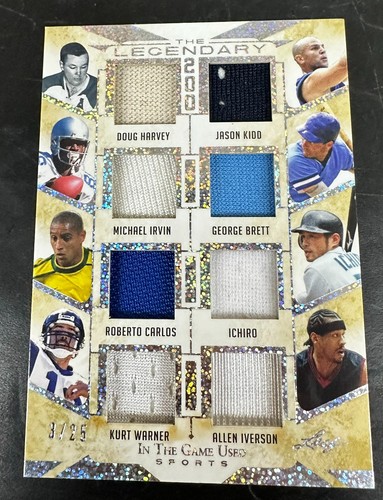 2022 Leaf ITGU Sports Legendary 200 Brett Iverson Ichiro Irvin 8 pc ...