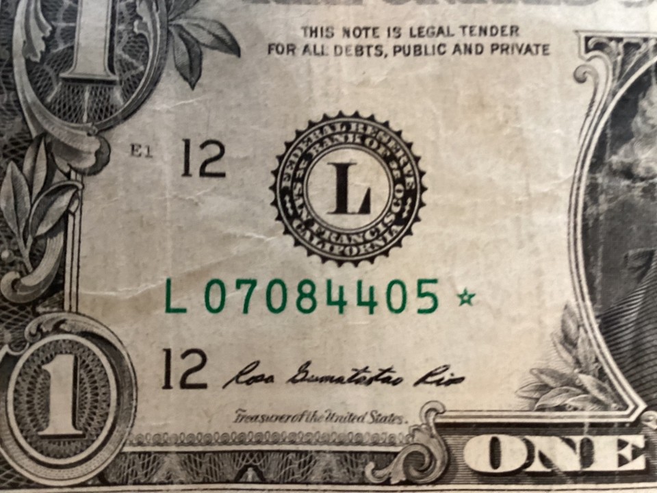 4 1$ US STAR NOTES RARE UNITED STATES DOLLAR BILLS | eBay