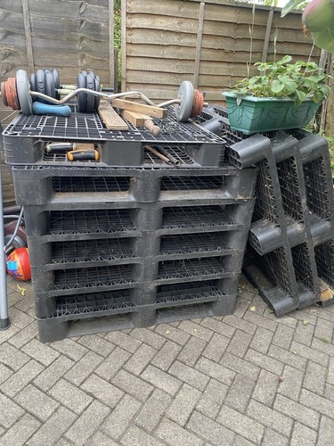Plastic Pallets 1200X1000X150MM Collection Only | eBay UK