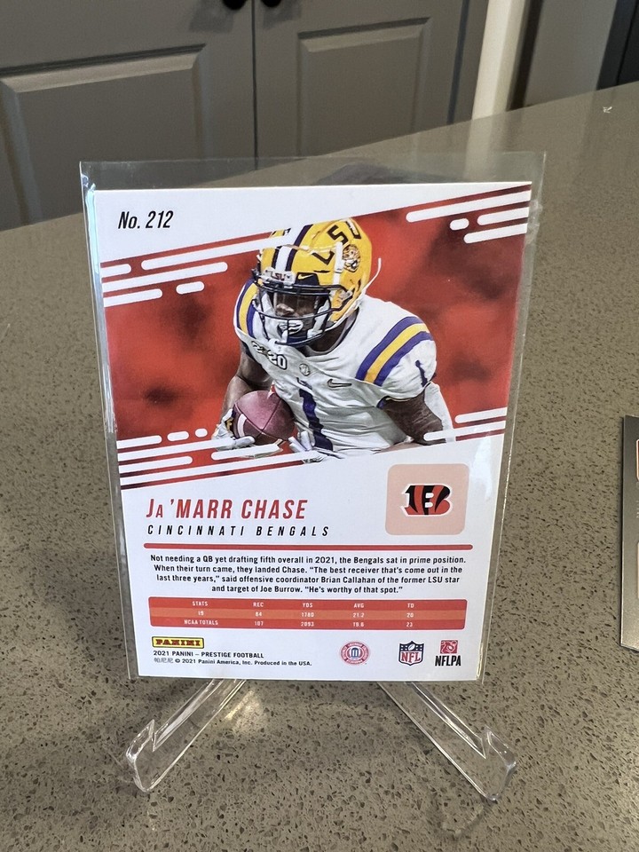 2021 Prestige JaMarr Chase #212 RC LSU Cincinnati Bengals Rookie | eBay