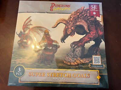 Dungeons & Lasers Super Stretch Goals Box 2 of 2 Kickstarter NEW! 5E ...