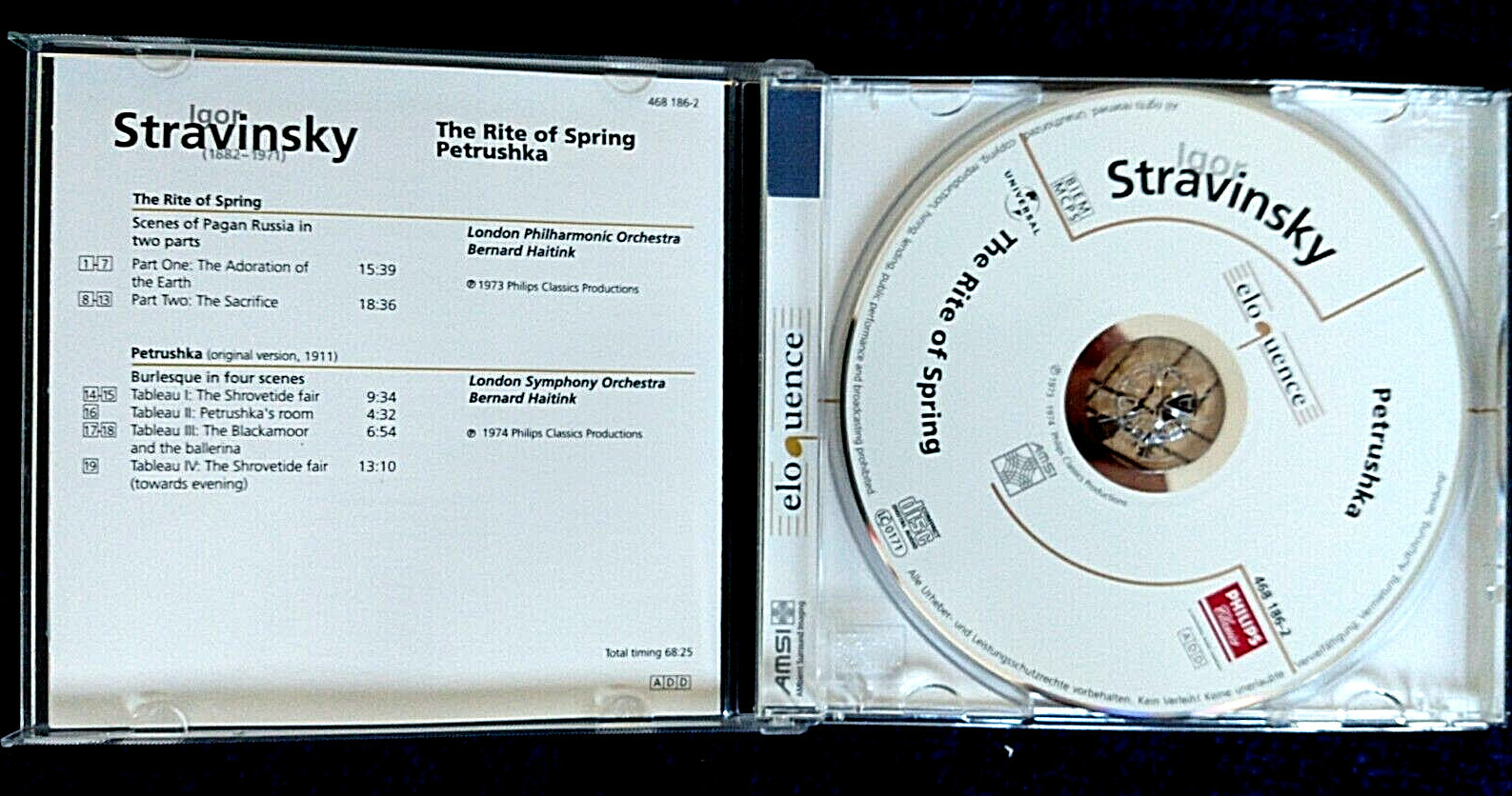 Stravinsky: the Rite of Spring; Petrushka by London Philharmonic ...