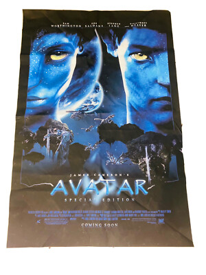 AVATAR 2010 Special Edition 35x24 Fabric US Movie Poster James Cameron ...