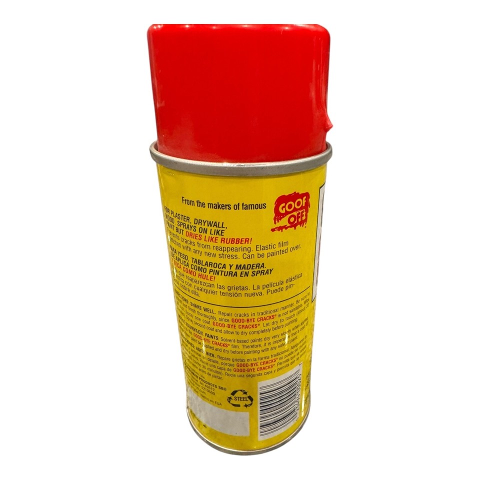 Good Bye Cracks Elastic Spray On Crack Cover 4oz from Goof Off ...