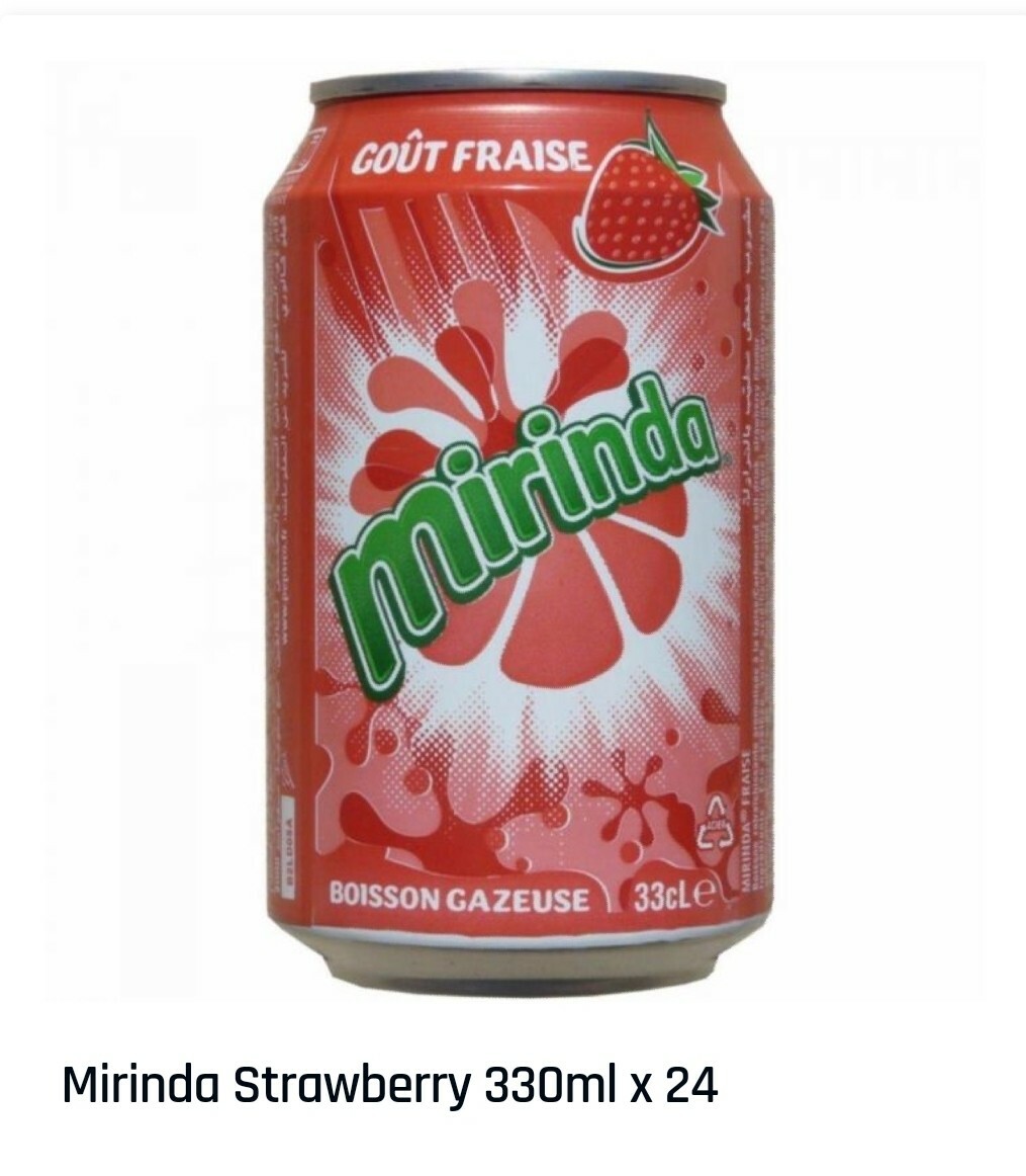 24 x Mirinda Strawberry Soft Drink Cans 330ml TRACKED DELIVERY | eBay