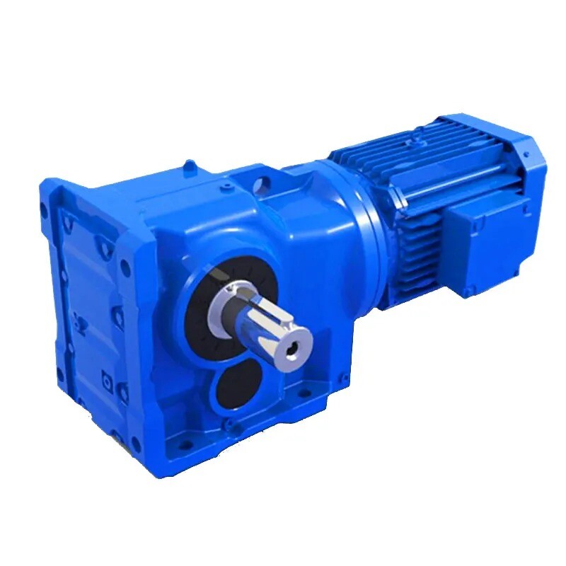Helical Gear Reducer Horizontal Vertical Transmission R37/R47/R57/R67 ...