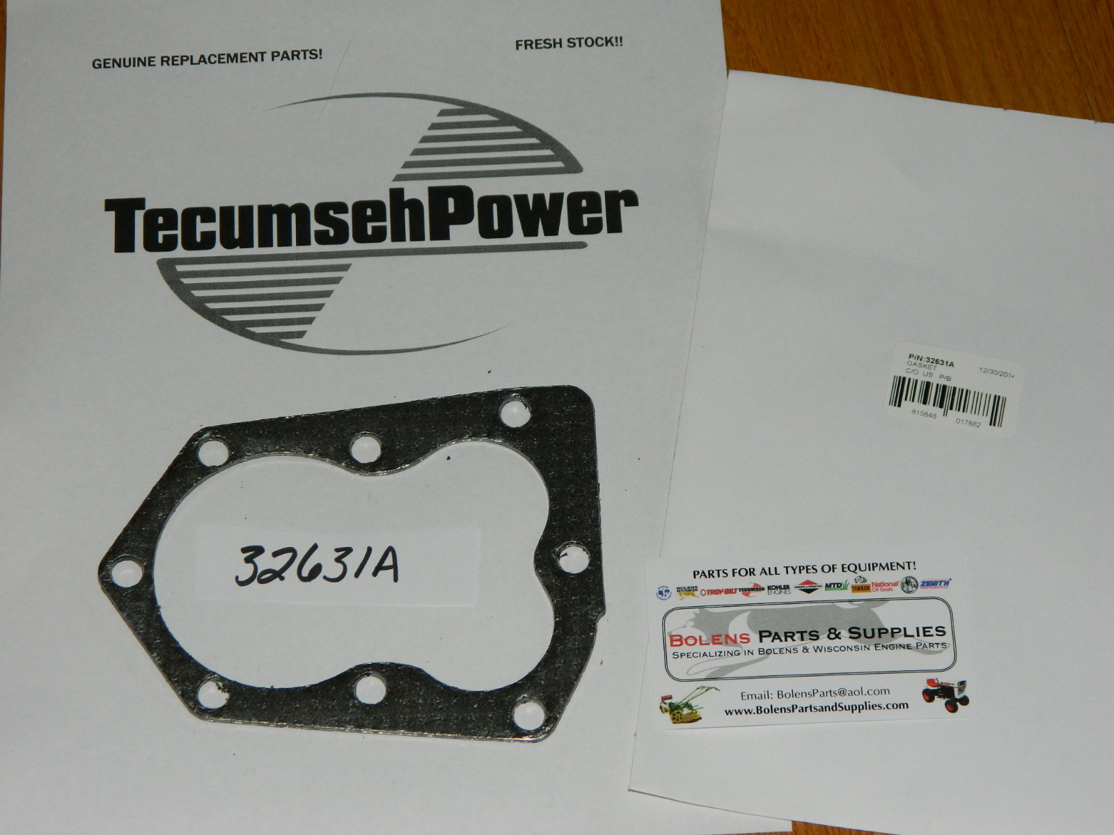 36453 GENUINE Tecumseh H70 , H70SK head Gasket Snowblower Snow Thrower ...