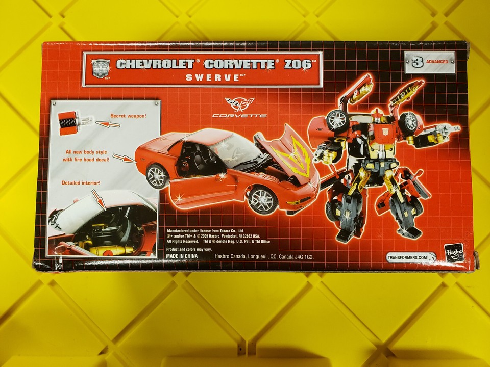 Transformers Alternators RED BOX Swerve Corvette ZO6 NEW | eBay