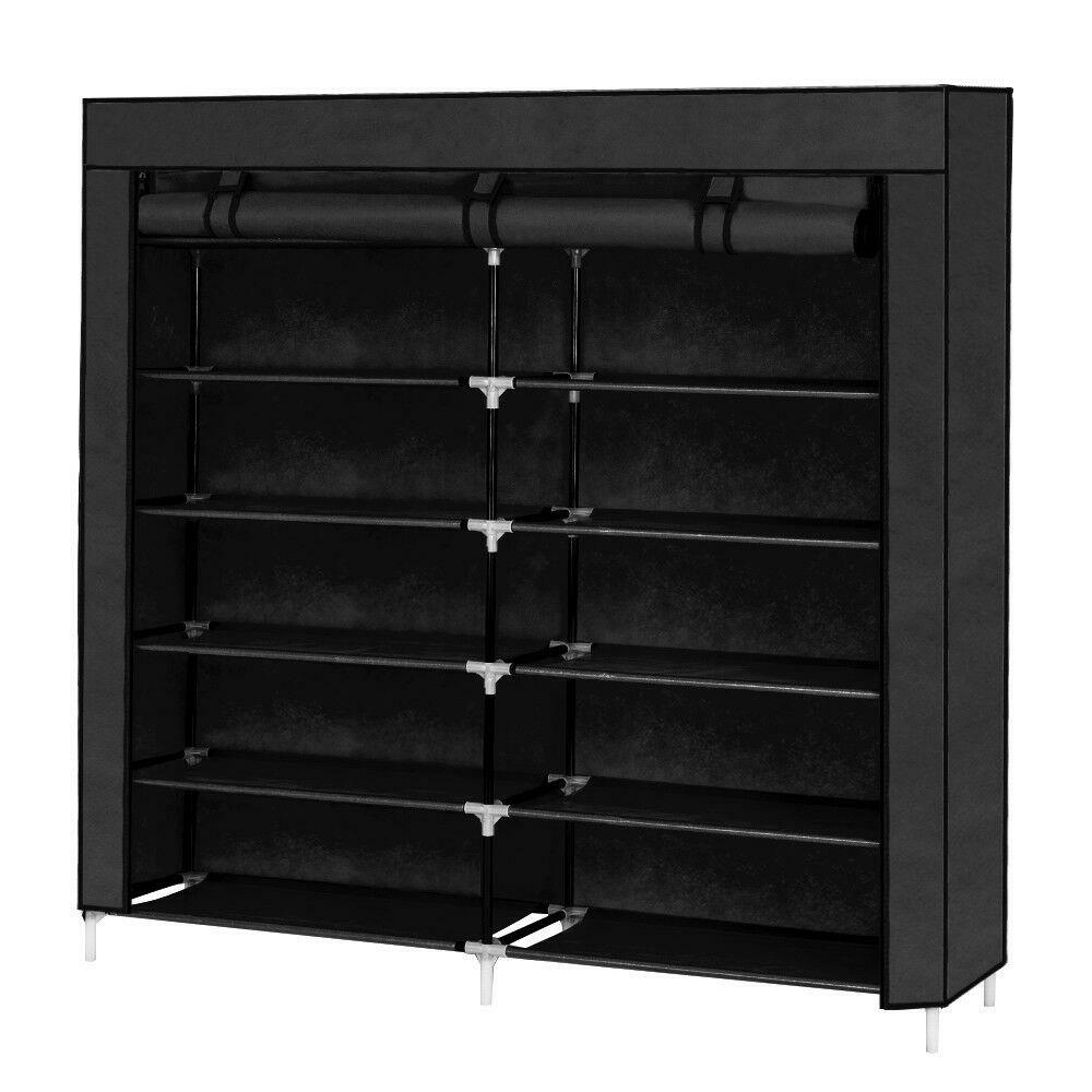 New 6 Tiers Portable Shoe Rack Closet Adjustable Shoe Storage Organizer ...