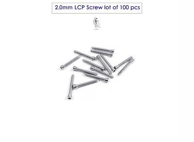 2.0mm LCP Screw lot of 100pcs Veterinary Instrument | eBay
