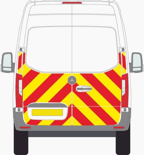 MERCEDES SPRINTER VAN 2018+ FWD Chevron Kit 1/2 PRISMATIC CHAPTER 8 ...