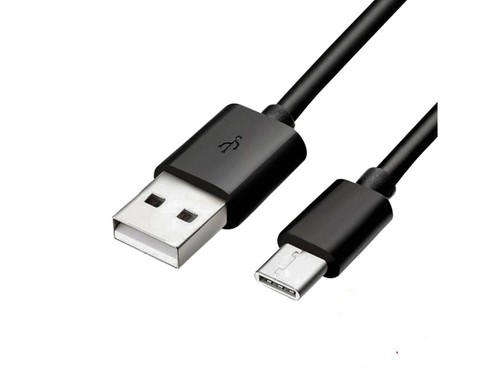 GENUINE SAMSUNG GALAXY DUAL FAST CHARGE USB-C 1M CABLE BLACK GH39 ...