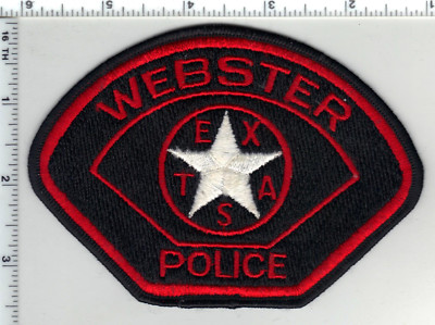 Webster Police (Texas) 1st Issue Shoulder Patch | eBay