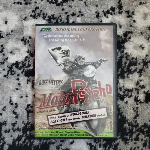 MOTOR PSYCHO / 1965 / DVD / RUSS MEYER / Cult Exploitation Film / Black ...