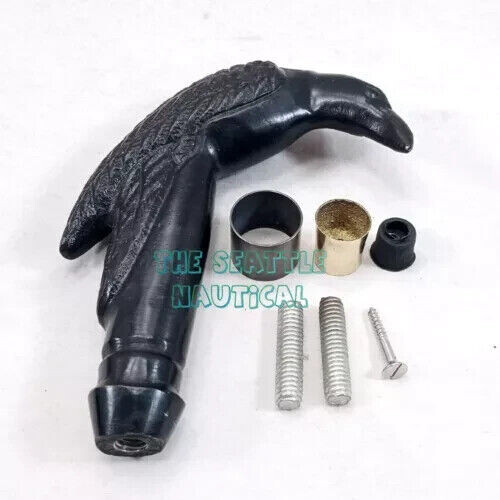 Handmade Allan Poe's Black Raven Crow Handle Only For Wooden Cane ...
