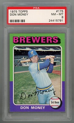 1975 Topps #175 Don Money PSA 8 NM-MT #24415791 **GH0822** | eBay