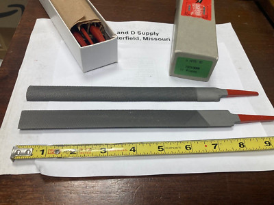 ***Lot of 2, Simonds 73319000, Half Round, American-Pattern Double Cut ...