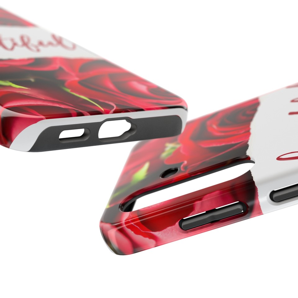 Roses Phone Cover for iPhone 15, 14, 13, 12 Pro Max, Samsung Galaxy S24 ...