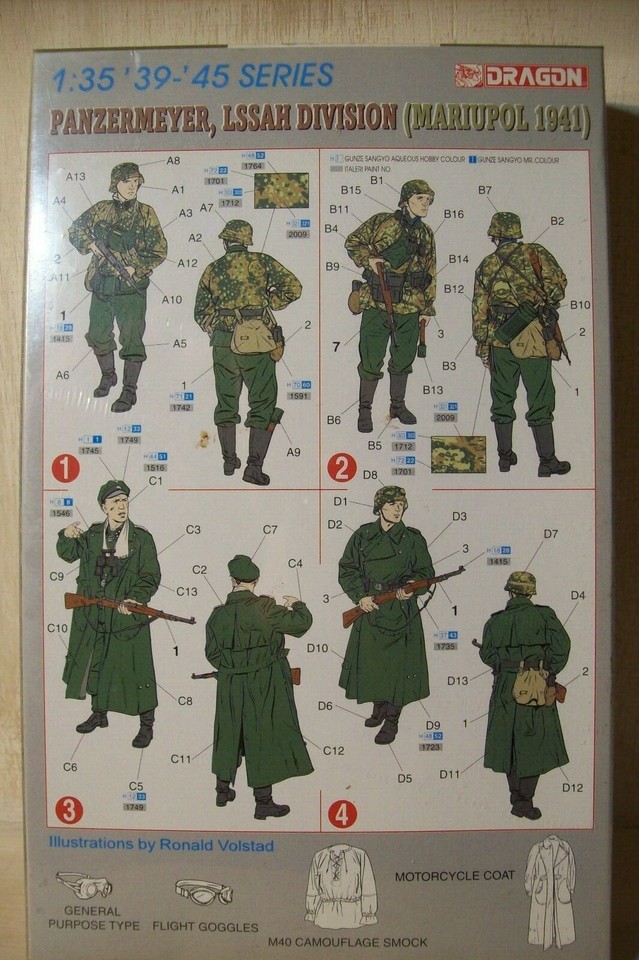 dragon model kit 1/35 scale panzermeyer lssah division mariupol small ...