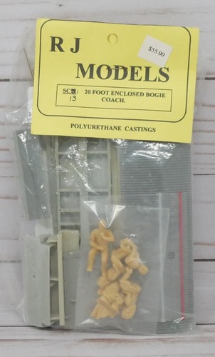 RJ Models SC13, Innisfail Tramway 20 Foot Enclosed Bogie Coach Kit ...