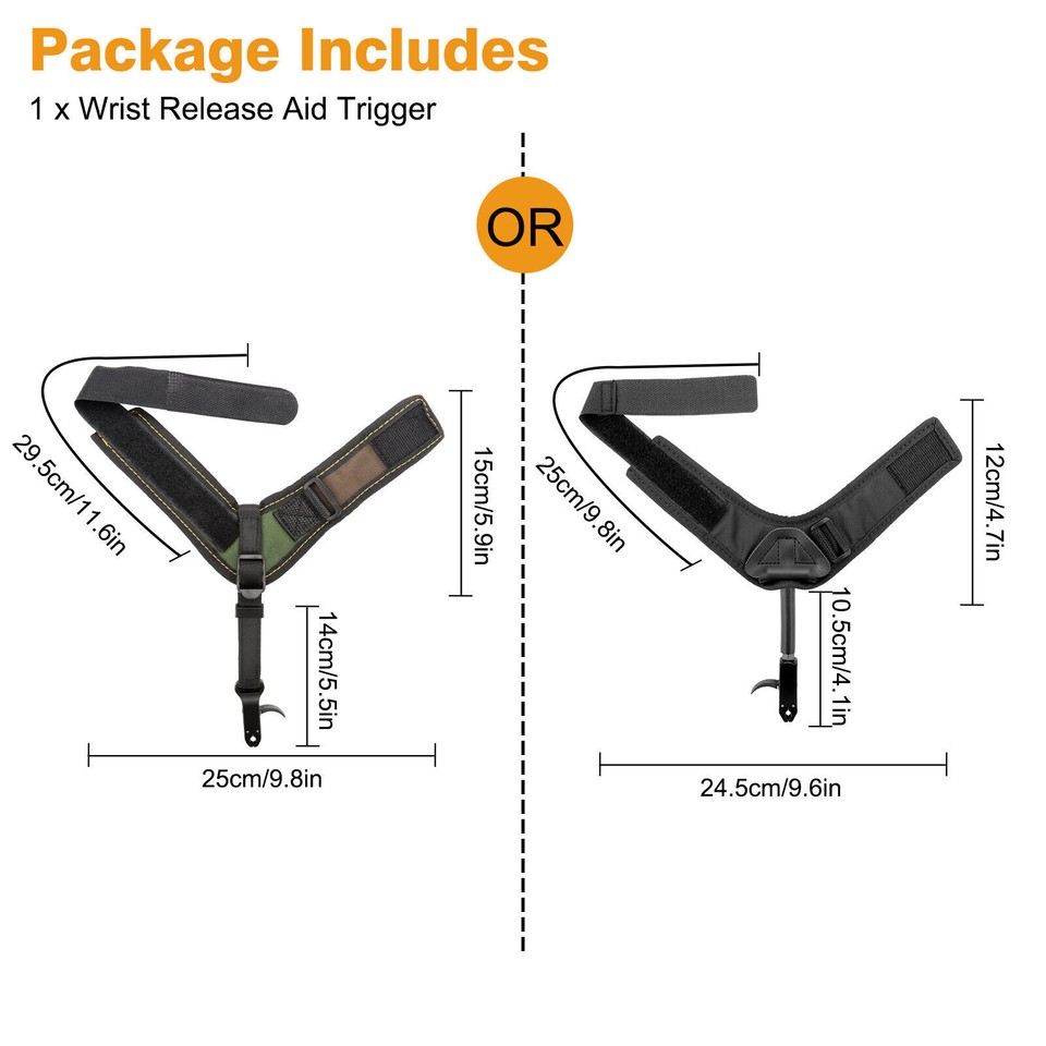 Archery Wrist Release Aid Trigger Strap Caliper Compound Bow Hunting ...