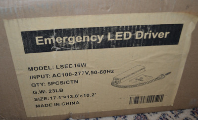 Box of 5 ~ LEDsion 16W EMERGENCY LED BACKUP BATTERY DRIVER ~ LSED16 W ...