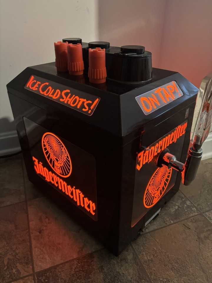 Jagermeister Tap Machine JEMUS Model 3 Bottle Shot Dispenser Chiller | eBay