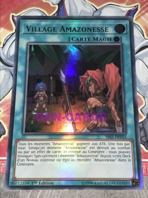 Carte YU GI OH VILLAGE AMAZONESSE SS02-FRV03 | eBay