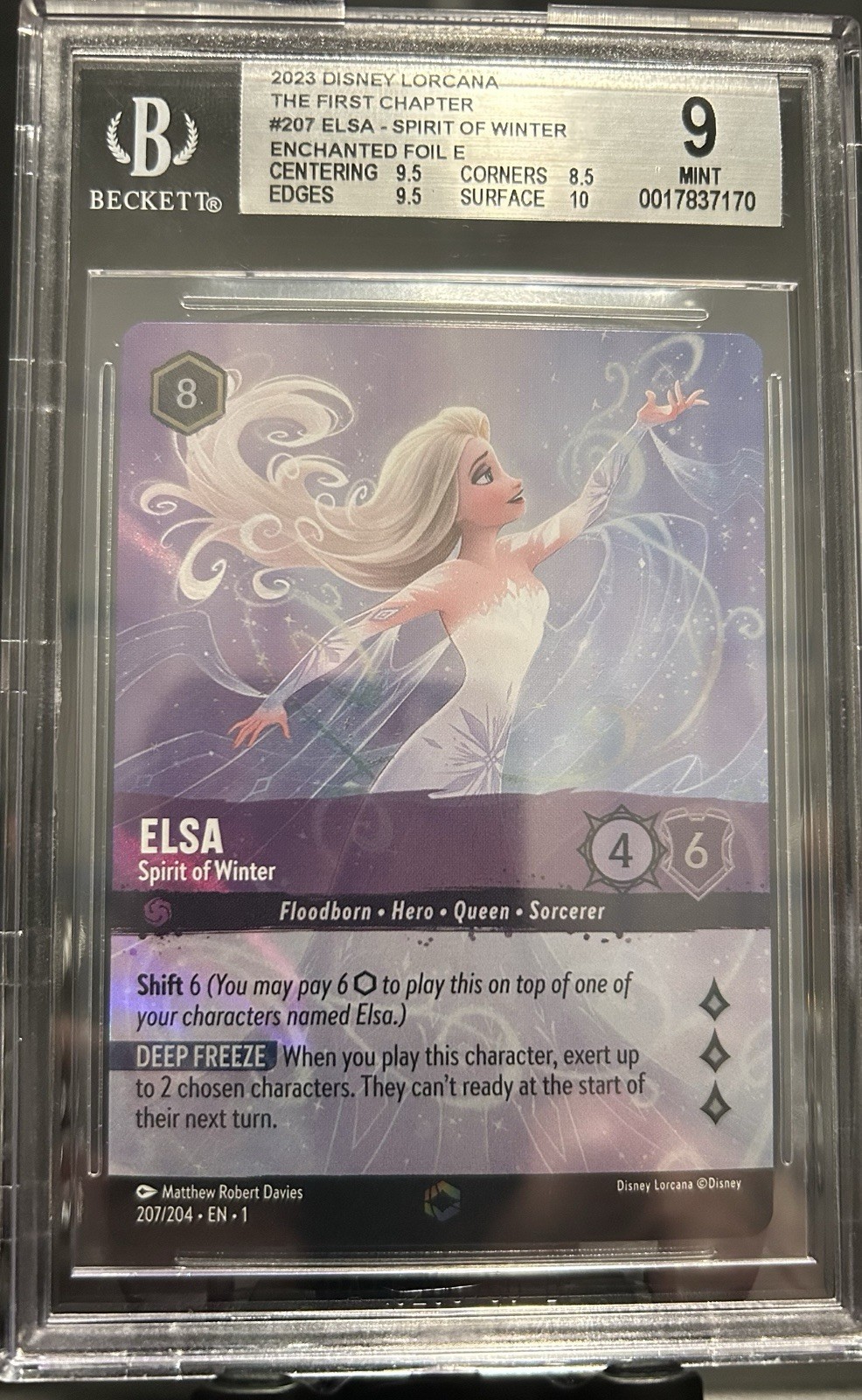 Elsa - Spirit of Winter (Enchanted) 207/204 The First Chapter Holo for ...