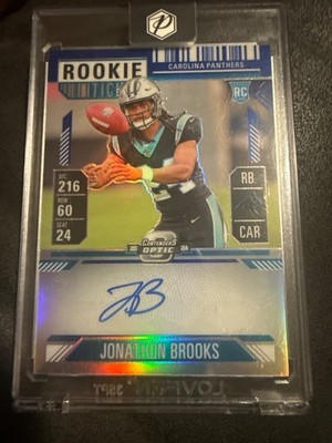 Jonathan Brooks Optic Contenders Rookie Ticket RC Auto 56/75 | eBay