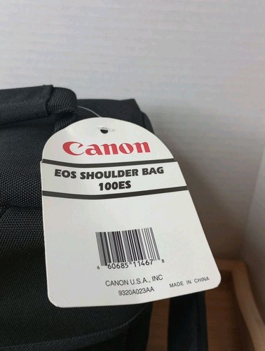 Canon EOS Shoulder Bag 100ES Color Black New with Tags W Shoulder Strap ...