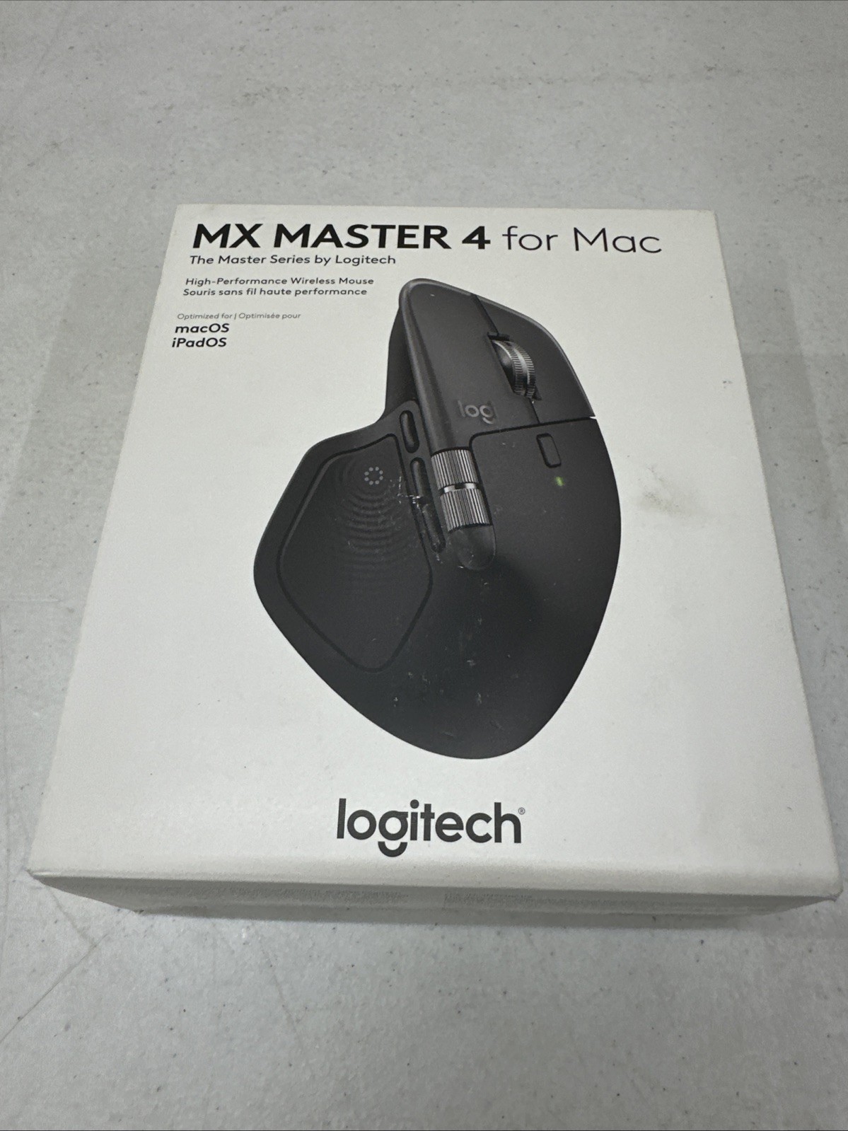 Logitech MX Master 4 for Mac Wireless Mouse Black, Scroll Wheel, Thumb ...